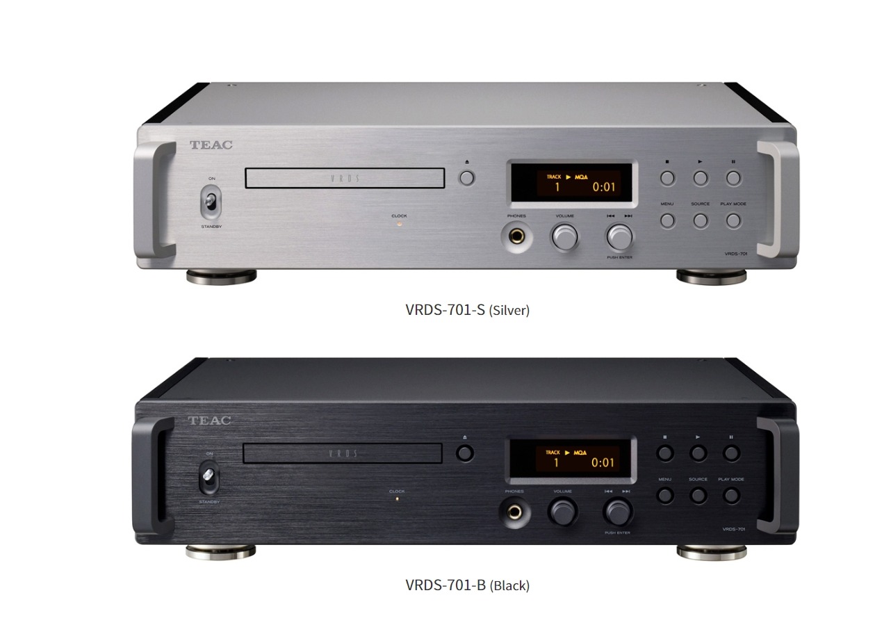 TEAC VRDS-701: lettore CD e DAC con supporto hi-res e MQA