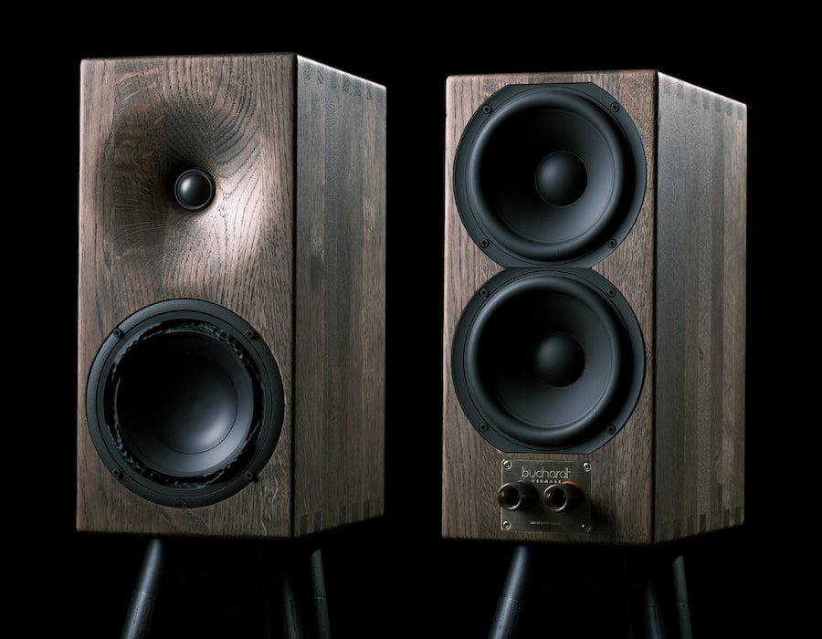 Diffusore Buchardt Audio E50: bellezza nordica tra legno massiccio e doppio radiatore passivo