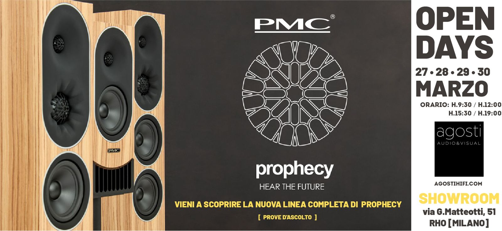PMC Prophecy da Agosti AV un evento esclusivo con tante novità - AF ...